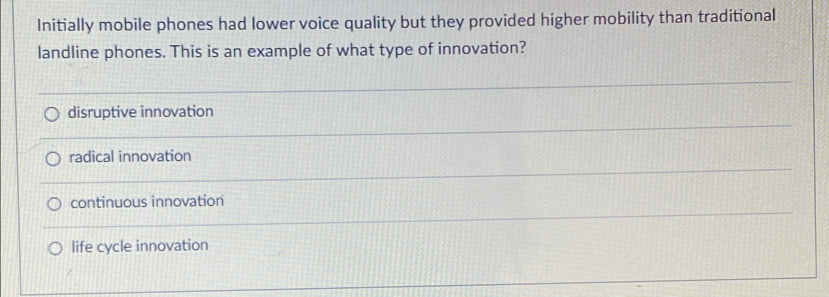 Solved Initially mobile phones had lower voice quality but | Chegg.com