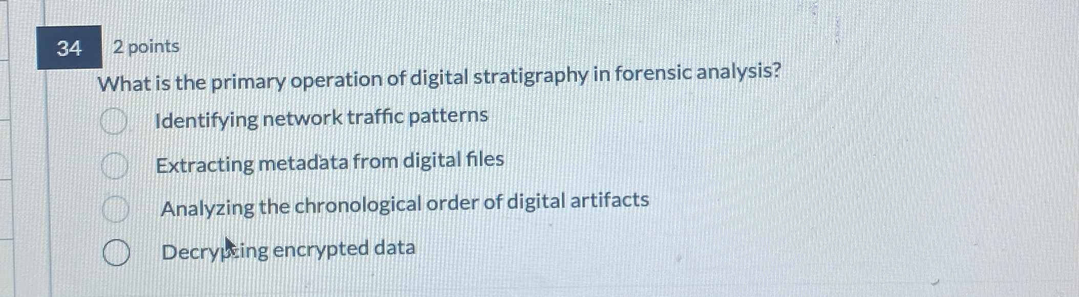 Solved 342 ﻿pointsWhat is the primary operation of digital | Chegg.com