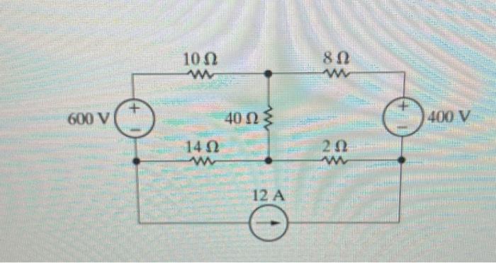 Solved Find the total power dissipated in the circuit. | Chegg.com