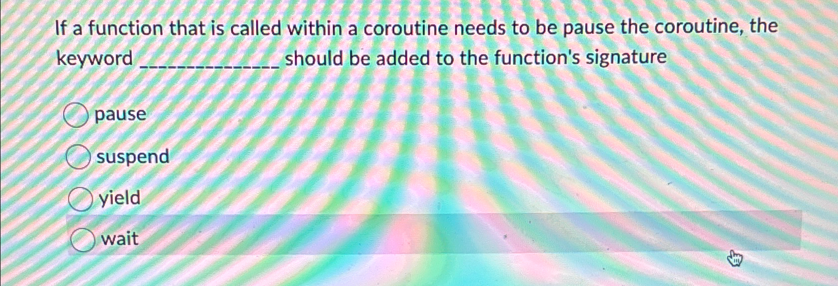 Solved If A Function That Is Called Within A Coroutine Needs