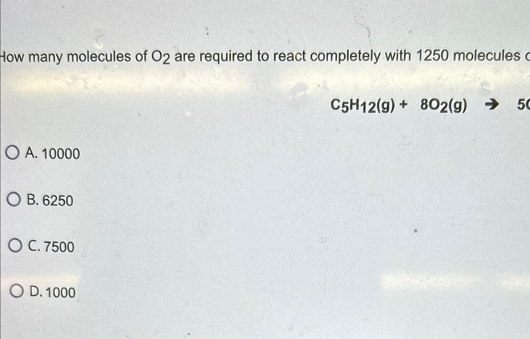 How many molecules of O2 ﻿are required to react | Chegg.com