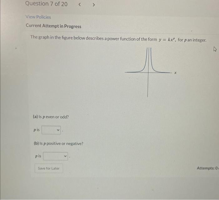 Solved The graph in the figure below describes a power | Chegg.com