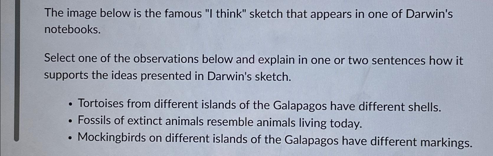Solved The image below is the famous "I think" sketch that | Chegg.com