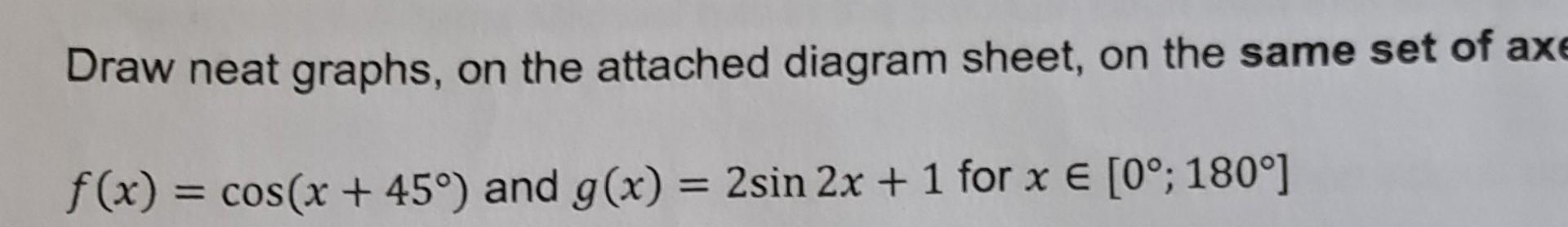 Solved Draw neat graphs, on the attached diagram sheet, on | Chegg.com