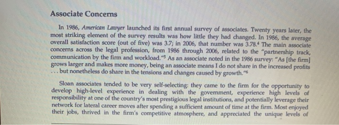 Solved 1) what are the concerns of individual associate ? ( | Chegg.com