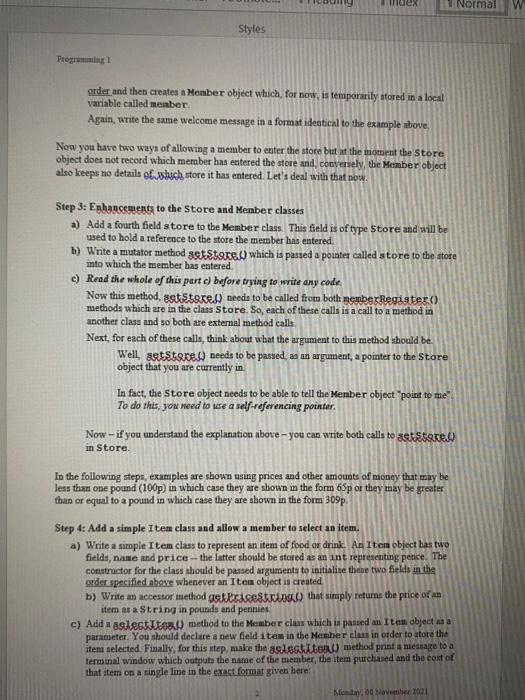 ht IN Paragraph Programming Individual Assessed | Chegg.com