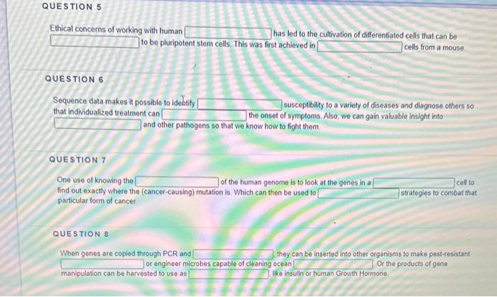 Solved Organismal cloning started with taking differentiated | Chegg.com