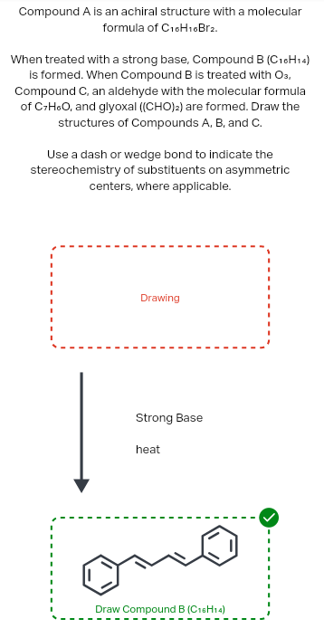 Solved can you help me ﻿draw the starting compoundCompound | Chegg.com