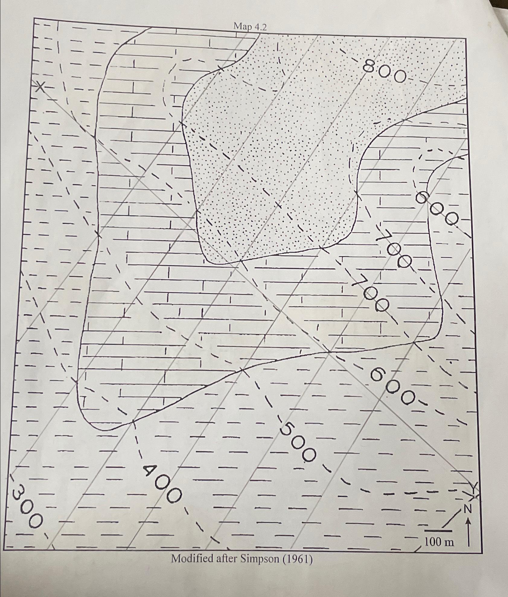 Solved what type of fold is this map | Chegg.com