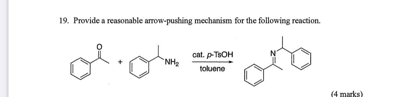Solved Provide a reasonable arrow-pushing mechanism for the | Chegg.com