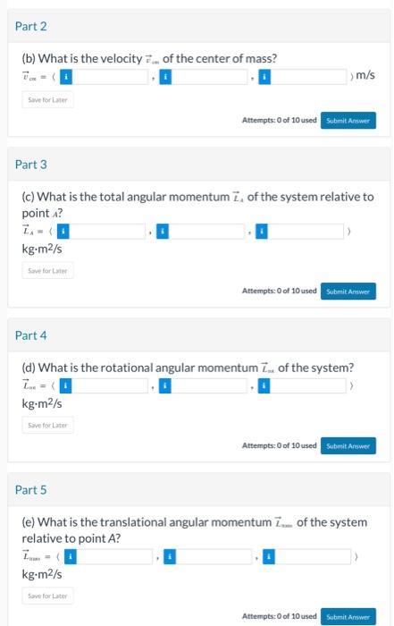 Solved Two small objects each of mass m=0.5 kg are connected | Chegg.com