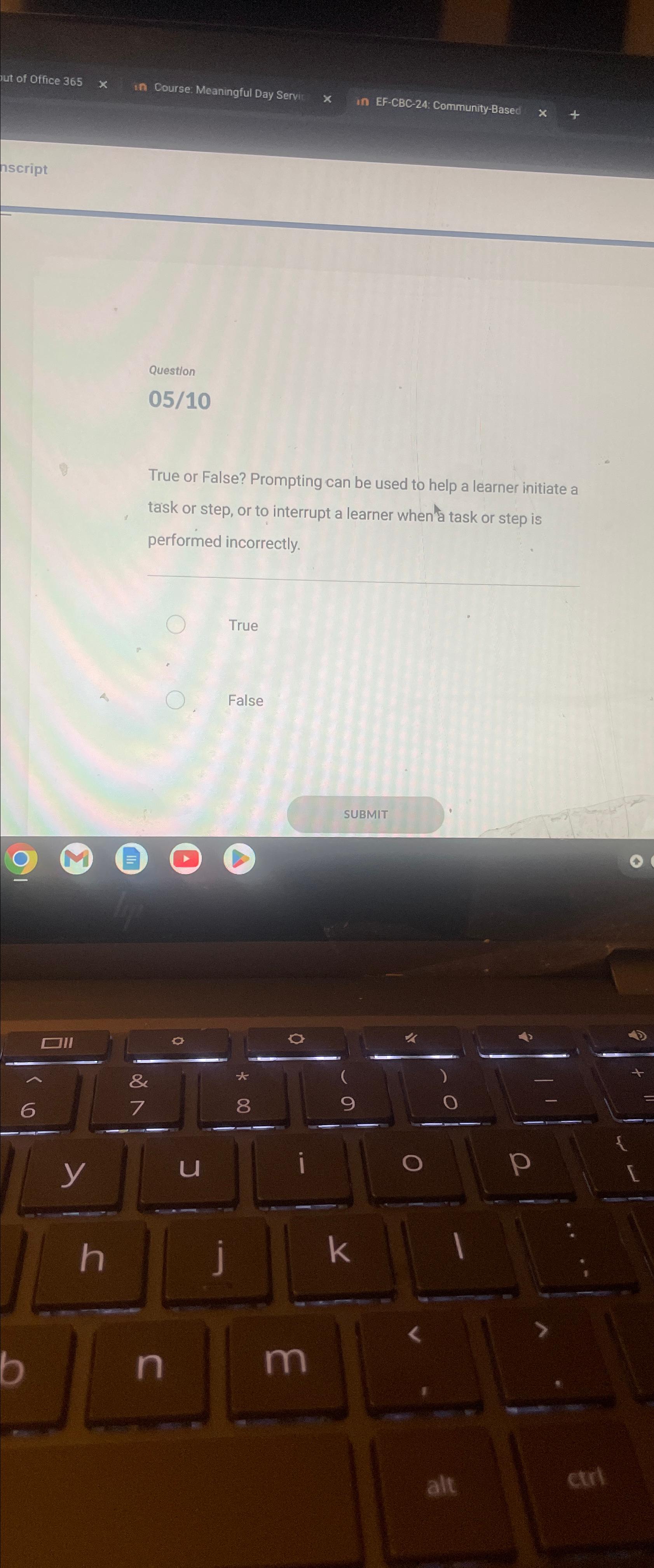 Solved Question05/10True or False? Prompting can be used to | Chegg.com