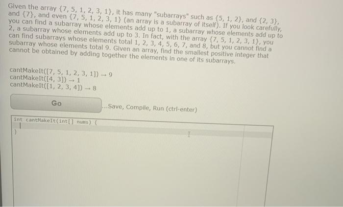 Solved Given a non-empty array of integers, count how many | Chegg.com
