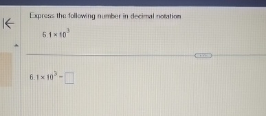 Solved Express the following number in decimal | Chegg.com