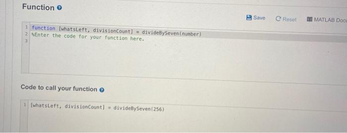 Solved Basic While Loop (divide random scalar by 7 until | Chegg.com