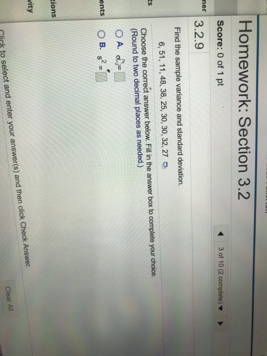 Solved Homework Section 3 2 Score 0 Of 1 Pt 3 Of 10 2