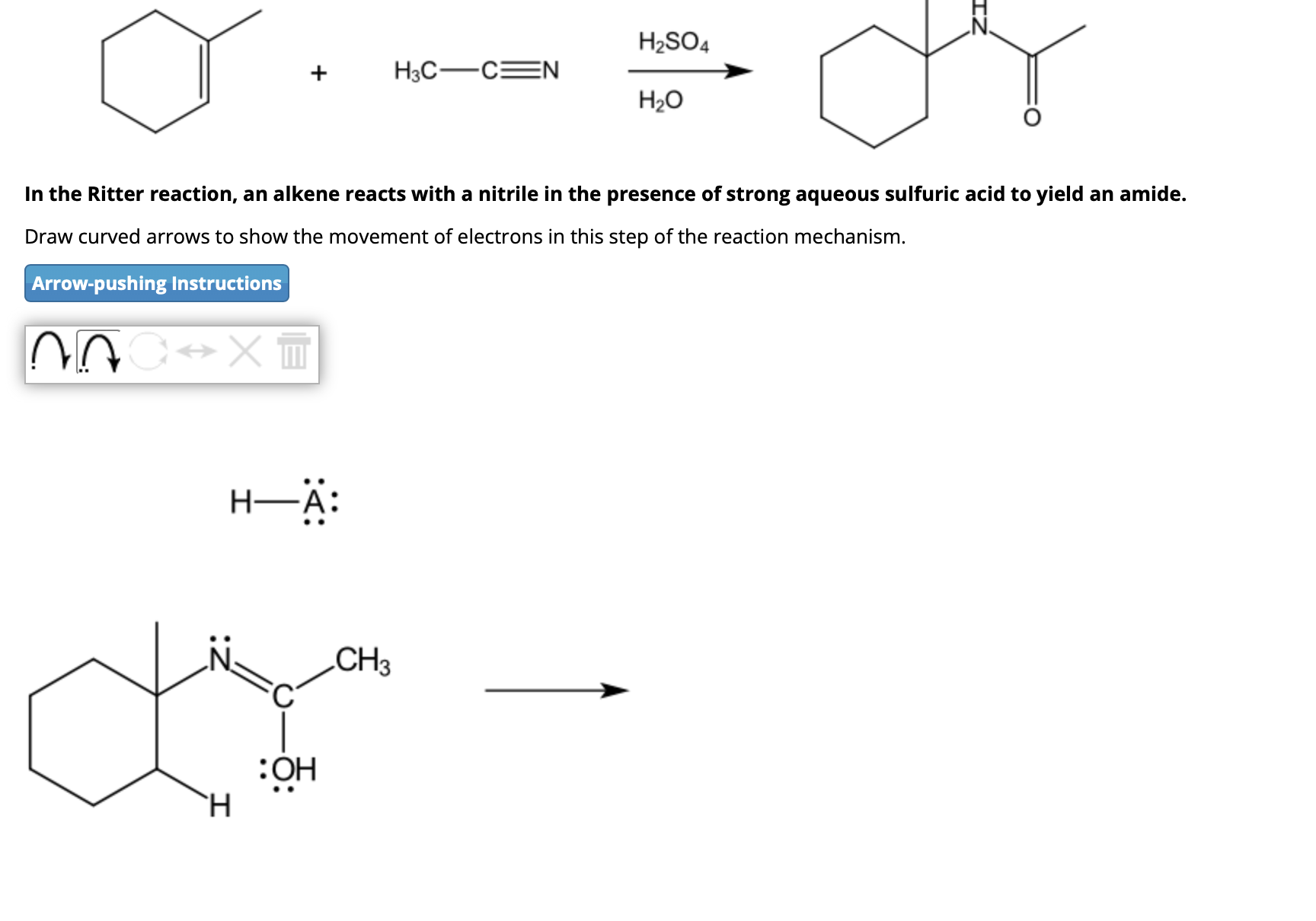 Solved In the Ritter reaction, an alkene reacts with a | Chegg.com