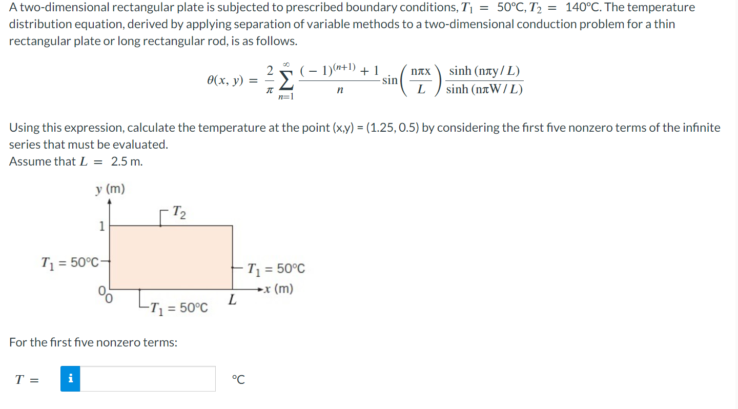 Solved A two-dimensional rectangular plate is subjected to | Chegg.com