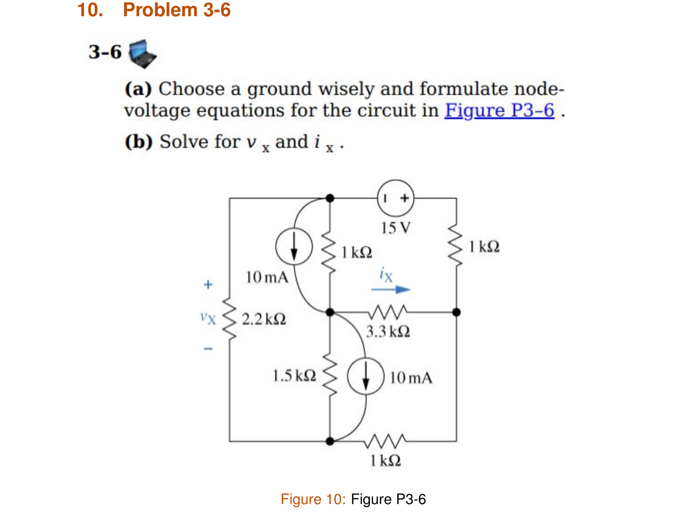 Solved Problem 3-63-6(a) ﻿Choose a ground wisely and | Chegg.com