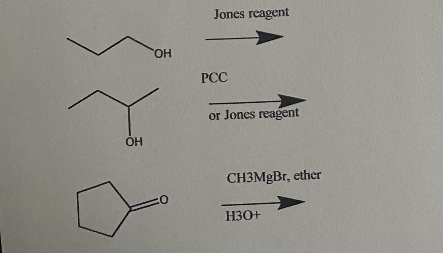 Solved Please provide major products and draw the | Chegg.com