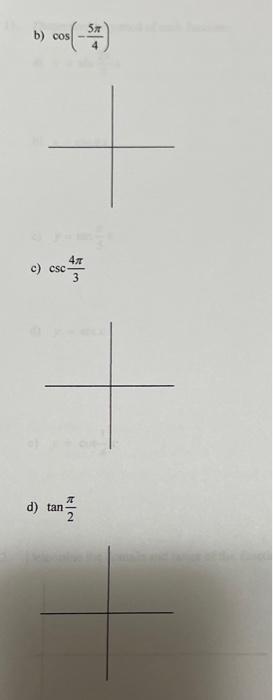 Solved Determine the exact value of the following: a) | Chegg.com