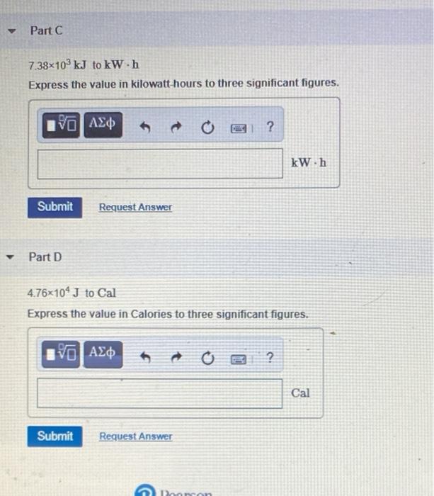 Solved 214 cal to kJ Express the value in kilojoules to | Chegg.com
