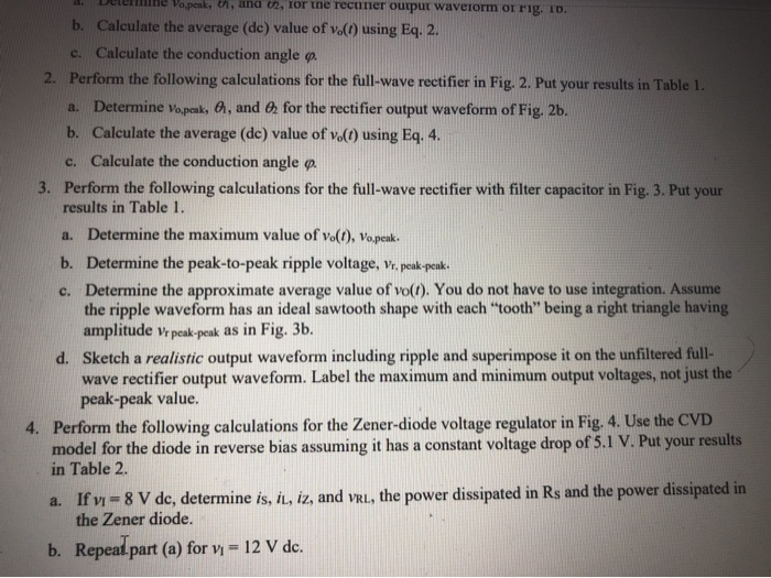 Solved Rg 20002 + RL IN4733 1.5kQ2 - Fig. 4. Zener diode | Chegg.com