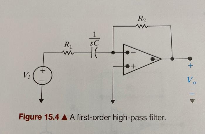 Solved 15.27 a) Show that if the high-pass filter | Chegg.com