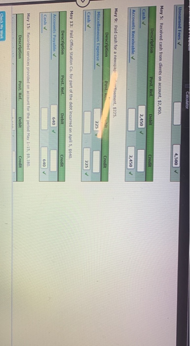 Solved Comprehensive Problem 1 Part 5: Work Sheet The | Chegg.com
