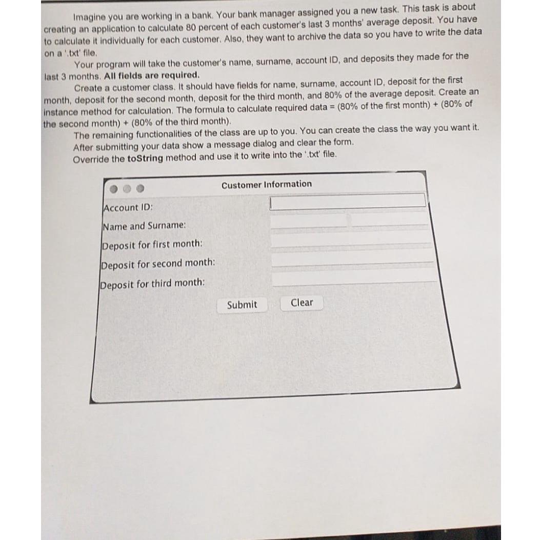 Solved Write me a java (oop) code for this asap | Chegg.com Solved Write me a java (oop) code for this asap | Chegg.com