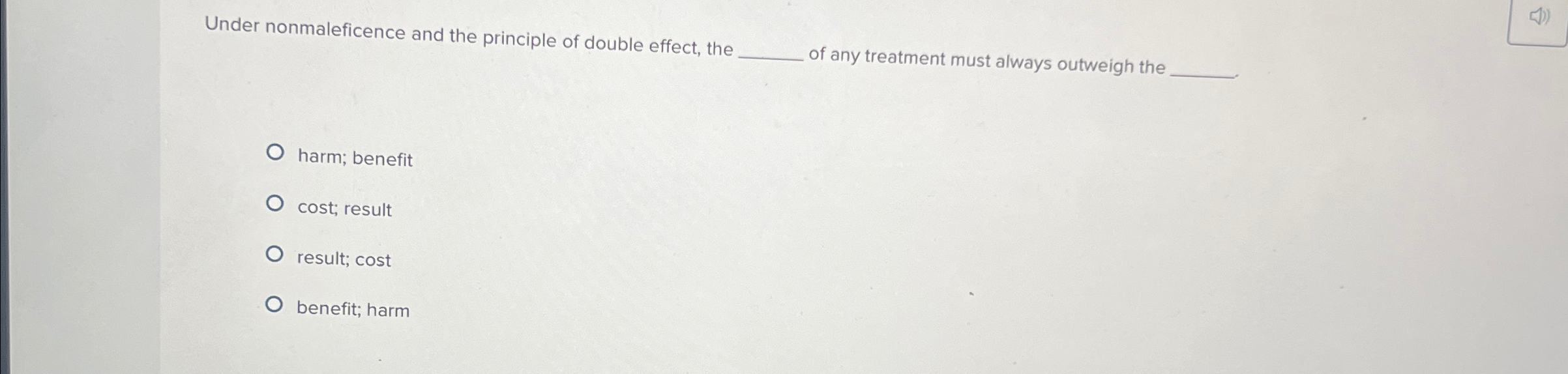 Solved Under nonmaleficence and the principle of double | Chegg.com