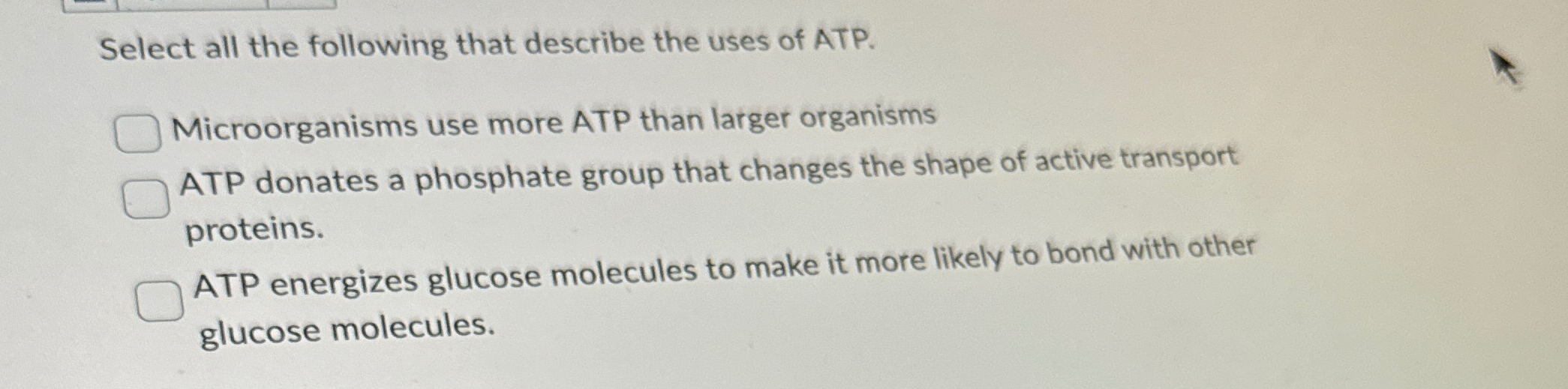 Solved Select all the following that describe the uses of | Chegg.com