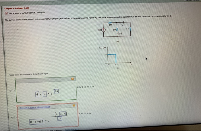 Solved Chapter 7 Problem 7104 Circuit Solution 6191