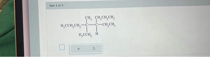 Solved Give the IUPAC name for each compound. Part 1 of | Chegg.com