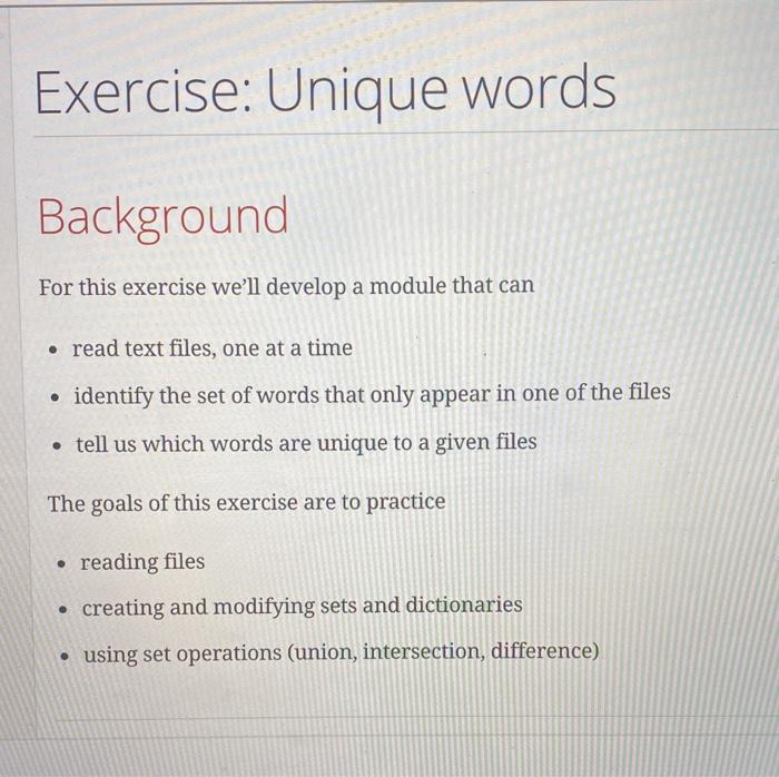 solved-exercise-unique-words-background-for-this-exercise-chegg