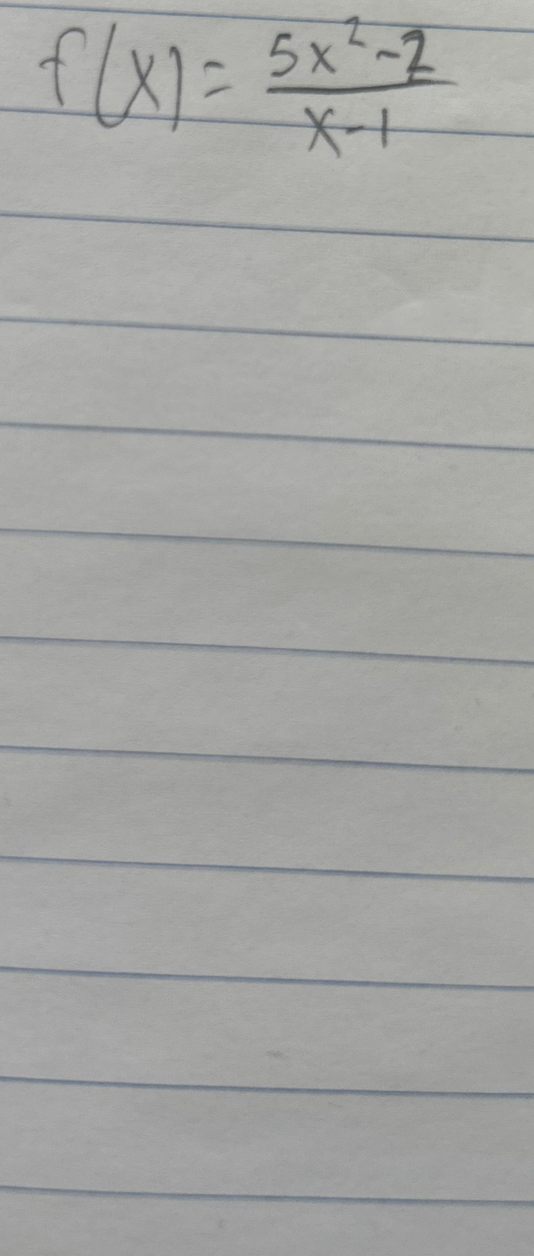 Solved F x 5x2 2x 1 Chegg