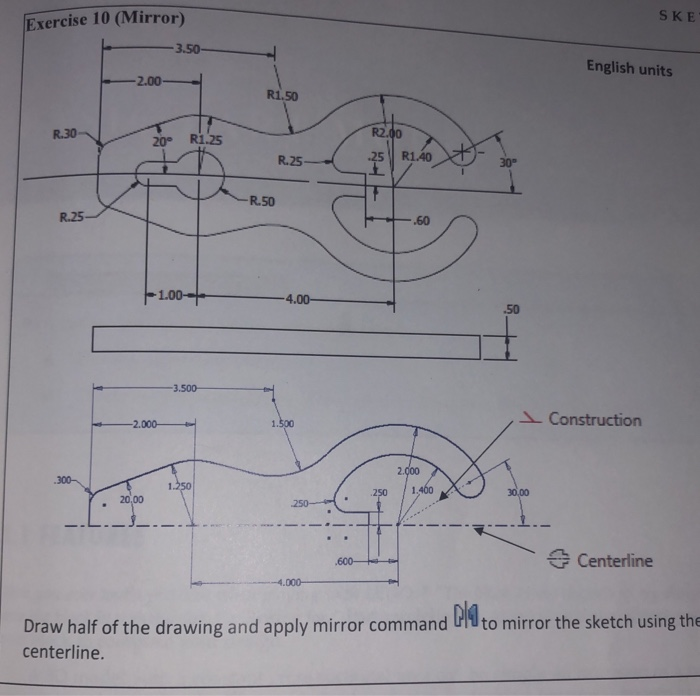 Solved Exercise 10 (Mirror) SKE 3.50 English units -2.00 | Chegg.com