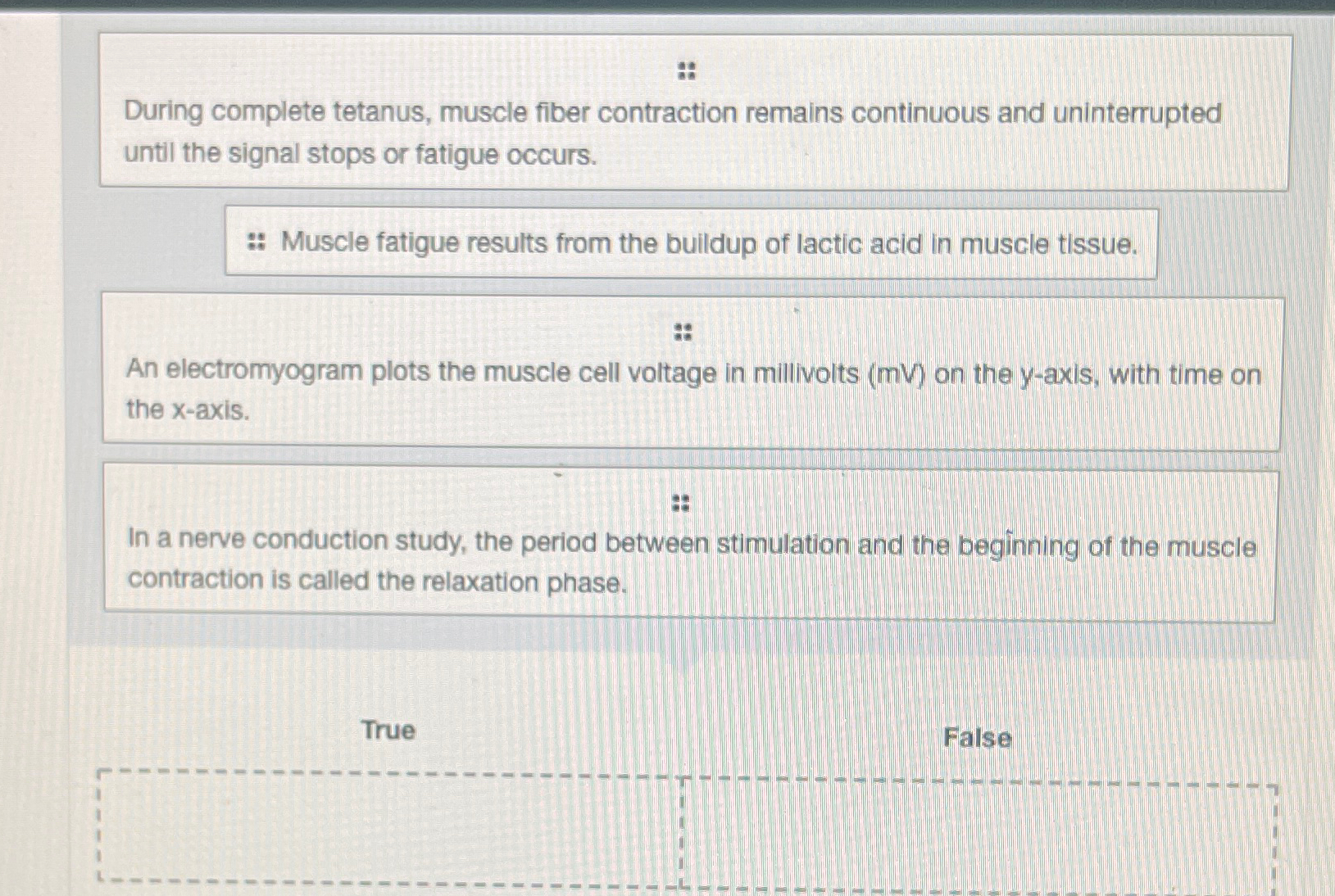 Solved During complete tetanus, muscle fiber contraction | Chegg.com