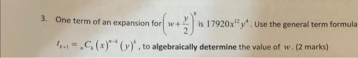Solved 2. Use the binomial theorem to expand (x1−2x2)4. | Chegg.com