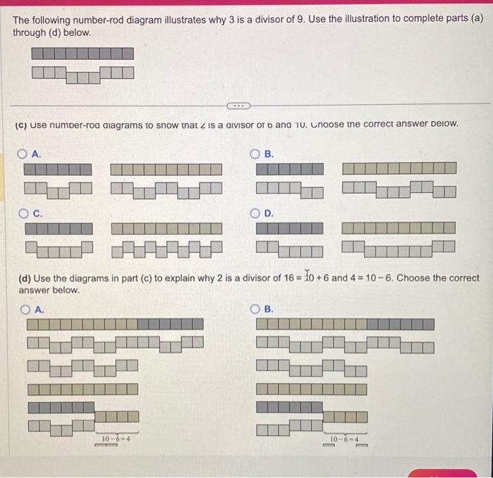 Solved The following number-rod diagram illustrates why 3 is | Chegg.com