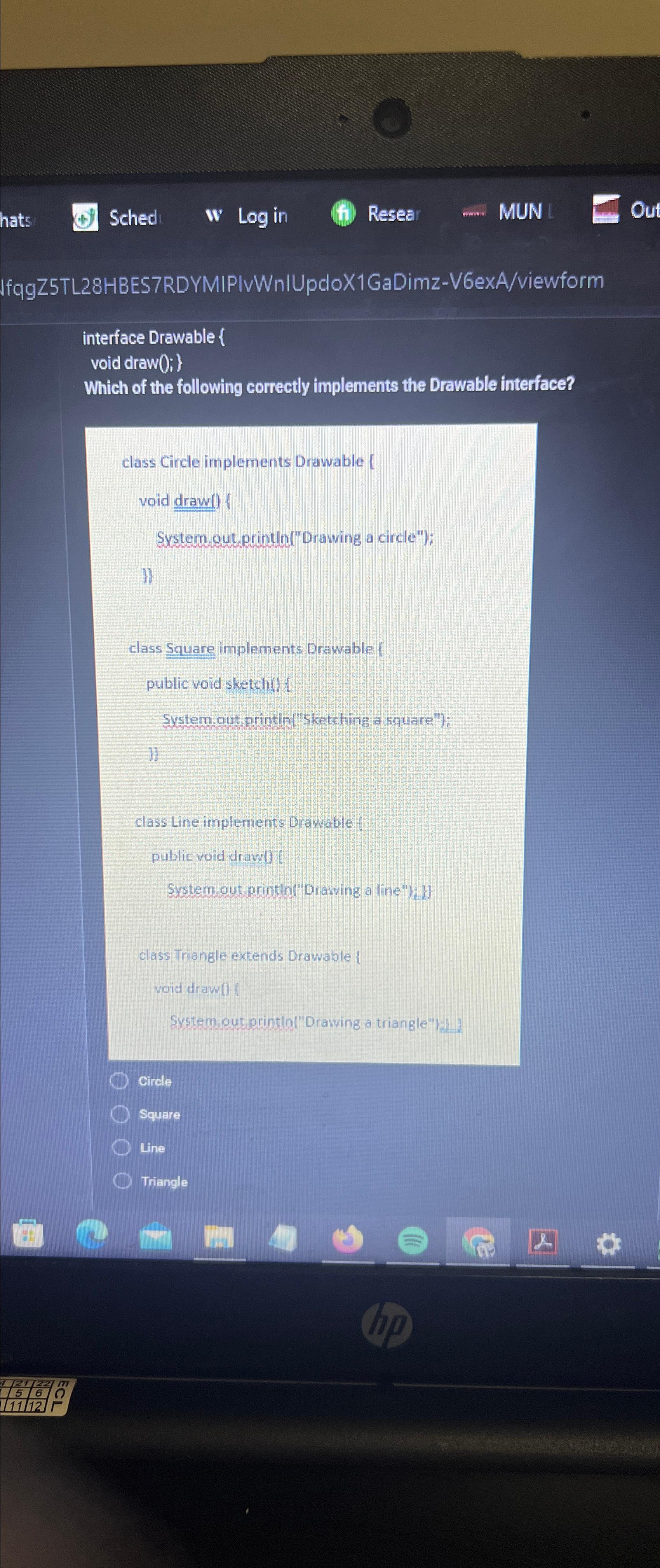 Solved Sched w Log | Chegg.com
