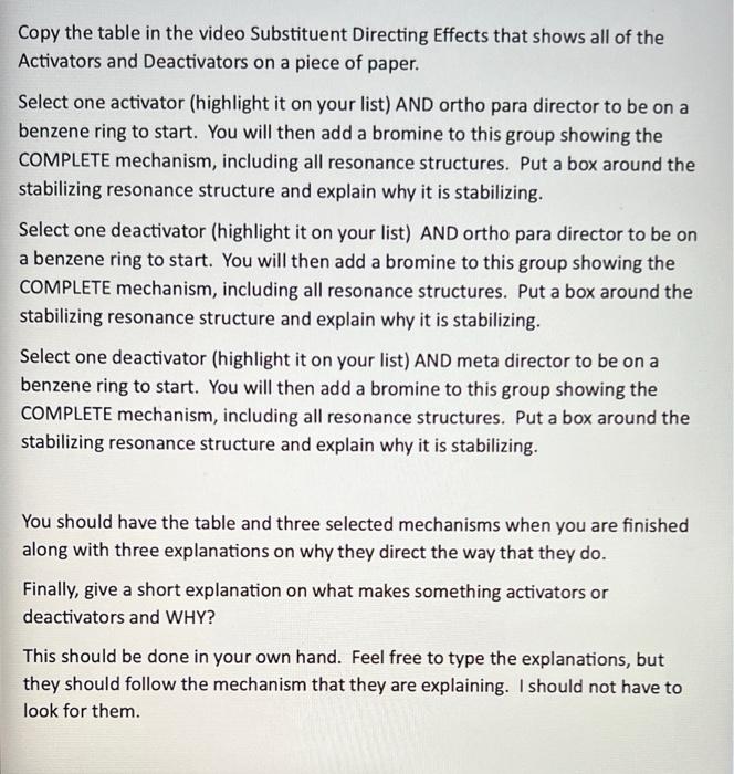 Solved NHA (NHR, NR) -ӧн Increasing activation ÖR activating | Chegg.com