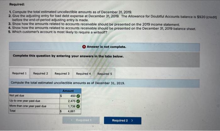 Blue Skies Equipment Company uses the aging approach | Chegg.com