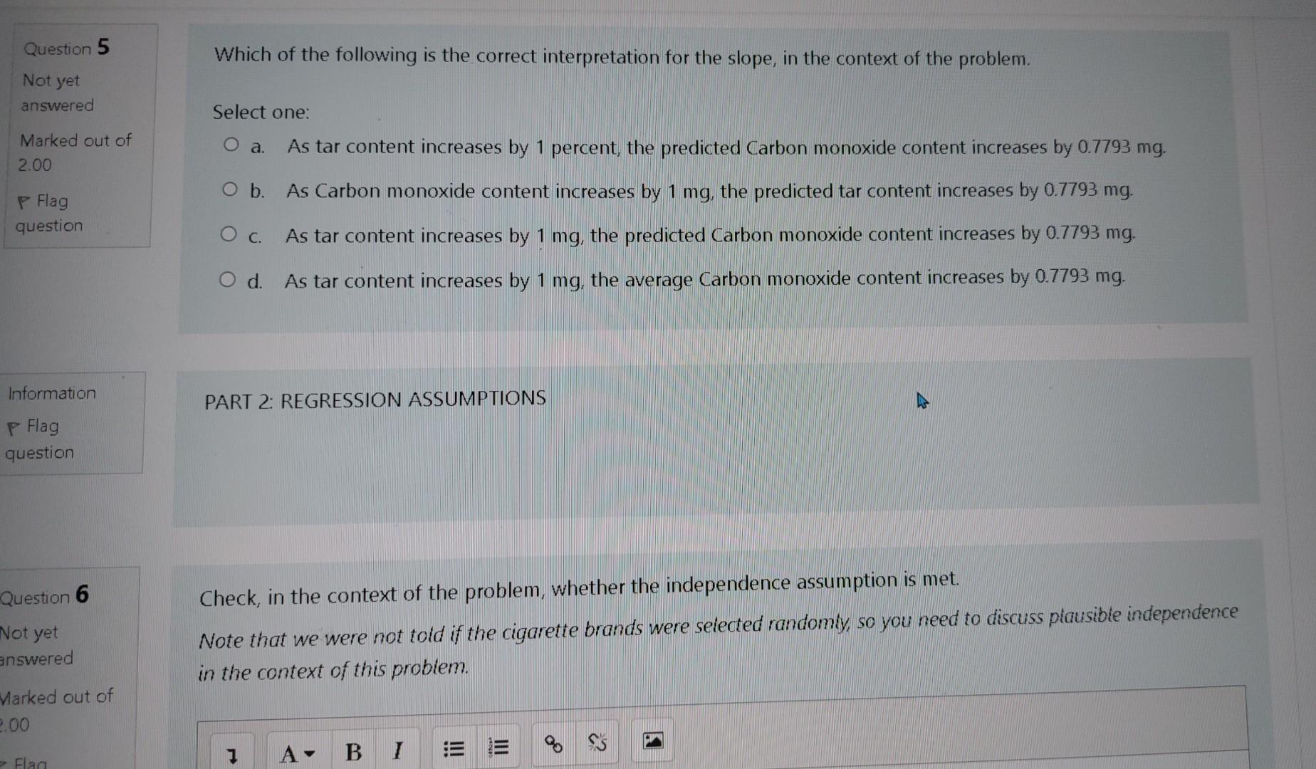 Solved MATH2209 Lab 7 Part 2 Output Regression Analysis: | Chegg.com