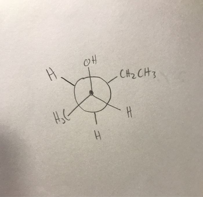 Solved draw newman projection that is enantiomer of this and | Chegg.com