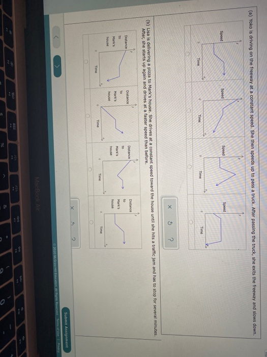Solved (a) Yoko is driving on the freeway at a constant | Chegg.com