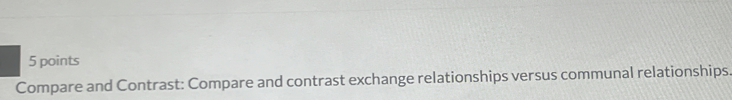 Solved Compare and Contrast: Compare and contrast the | Chegg.com