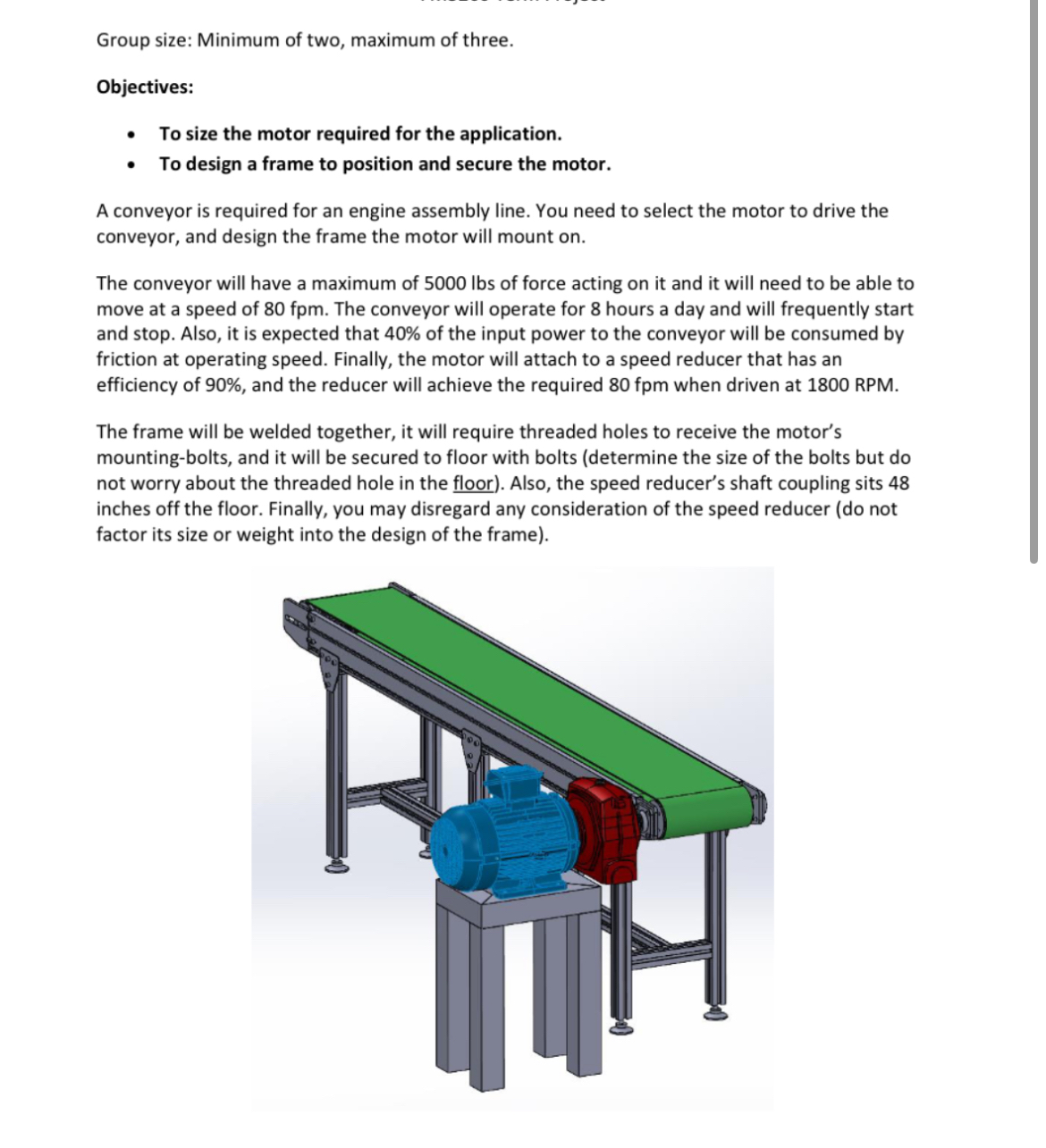 Solved Group size: Minimum of two, maximum of | Chegg.com