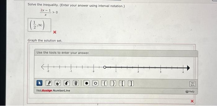 Solved Solve the inequality. (Enter your answer using | Chegg.com