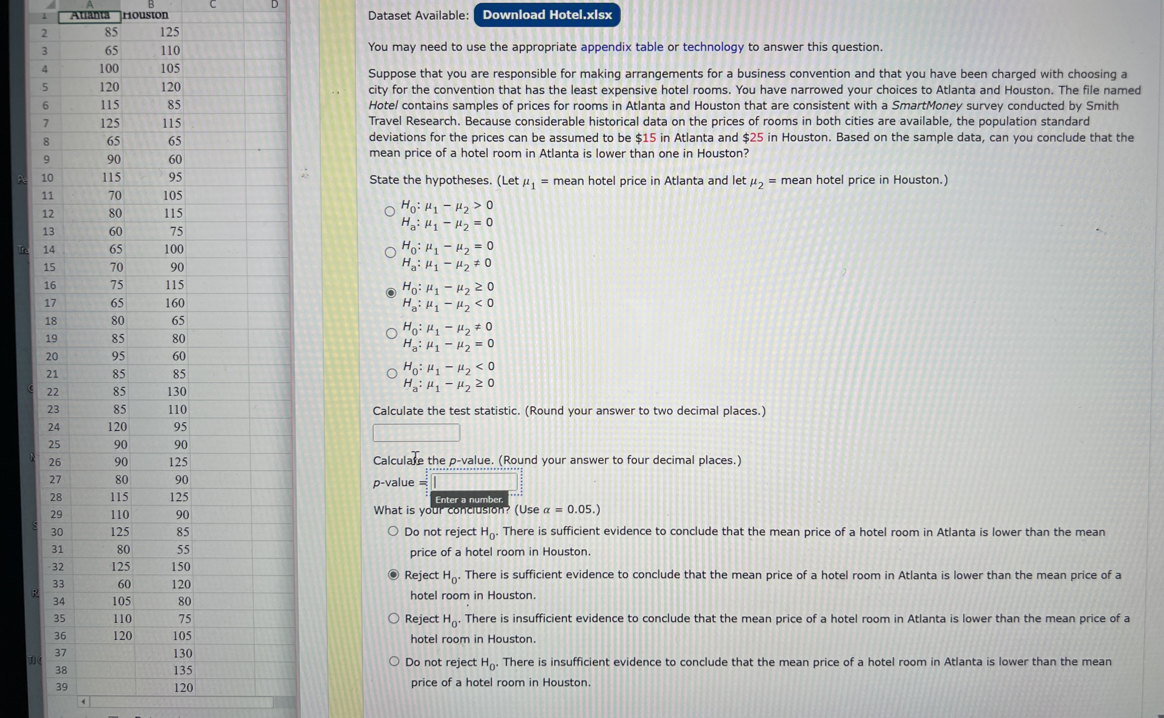Solved Dataset Available:You may need to use the appropriate | Chegg.com